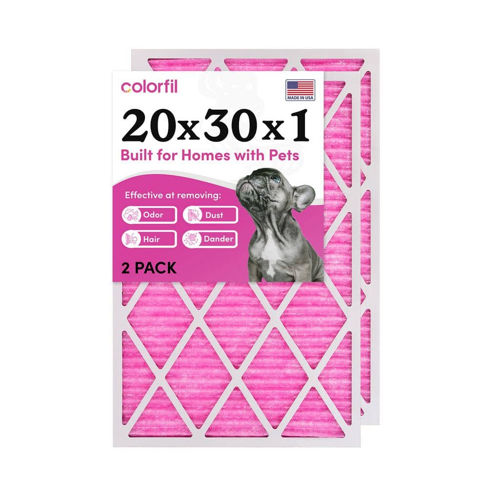 COLORFIL 20 in. x 30 in. x 1 in. Odor Removal and Color Changing ...