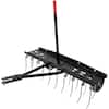 40 in. Tow Behind Dethatcher with 20 Steel Spring Tines Outdoor Lawn ...