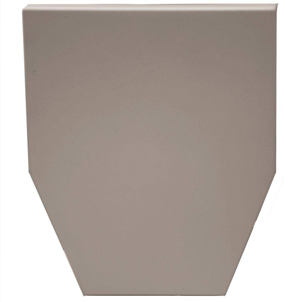 Builders Edge 9 in. Classic Dentil Window Header Keystone in 008 Clay ...