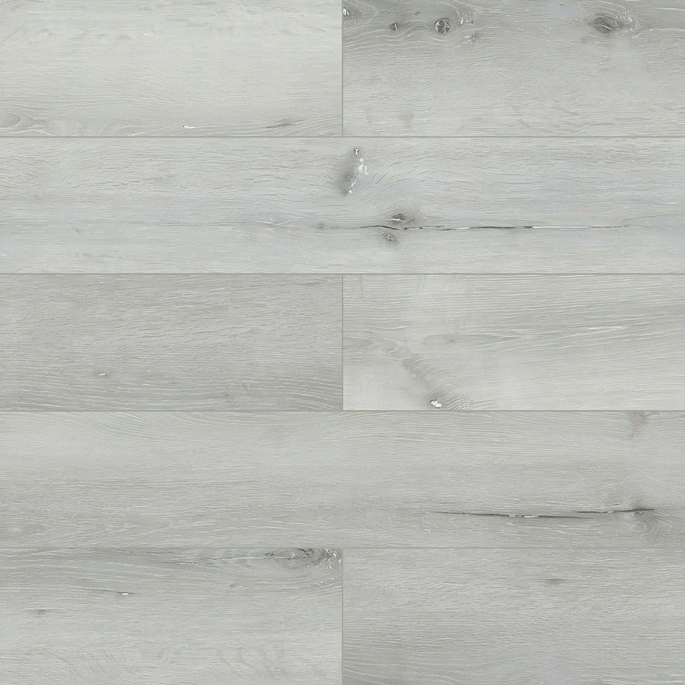 DOTFLOOR Light Oak 20-MIL x 7.17 in. W x 48 in. L Click Lock Waterproof ...