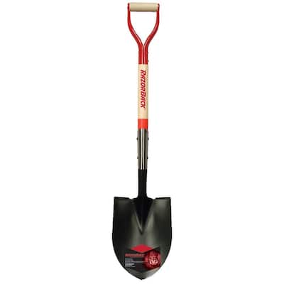 Razor-Back 47 in. Fiberglass Handle Digging Shovel 45000