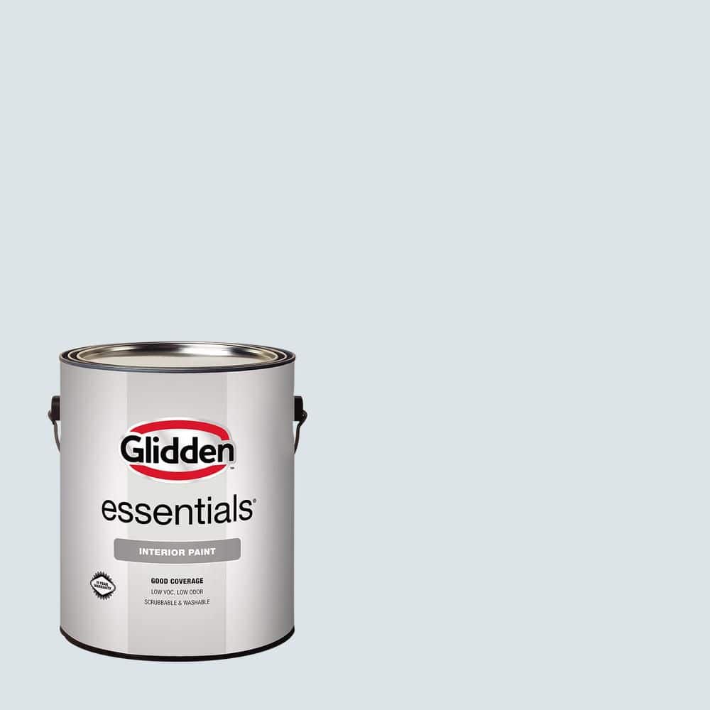Glidden Essentials 1 gal. PPG1163-1 Elusive Blue Eggshell Interior ...