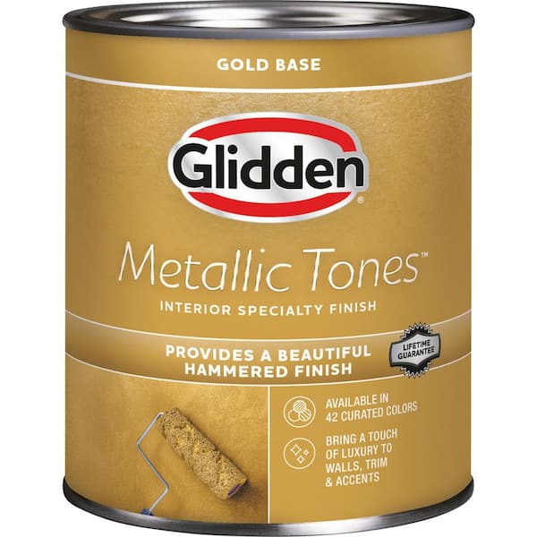GLIDDEN METALLIC TONES 1 qt. MTL135 Golden Chestnut Metallic Interior ...