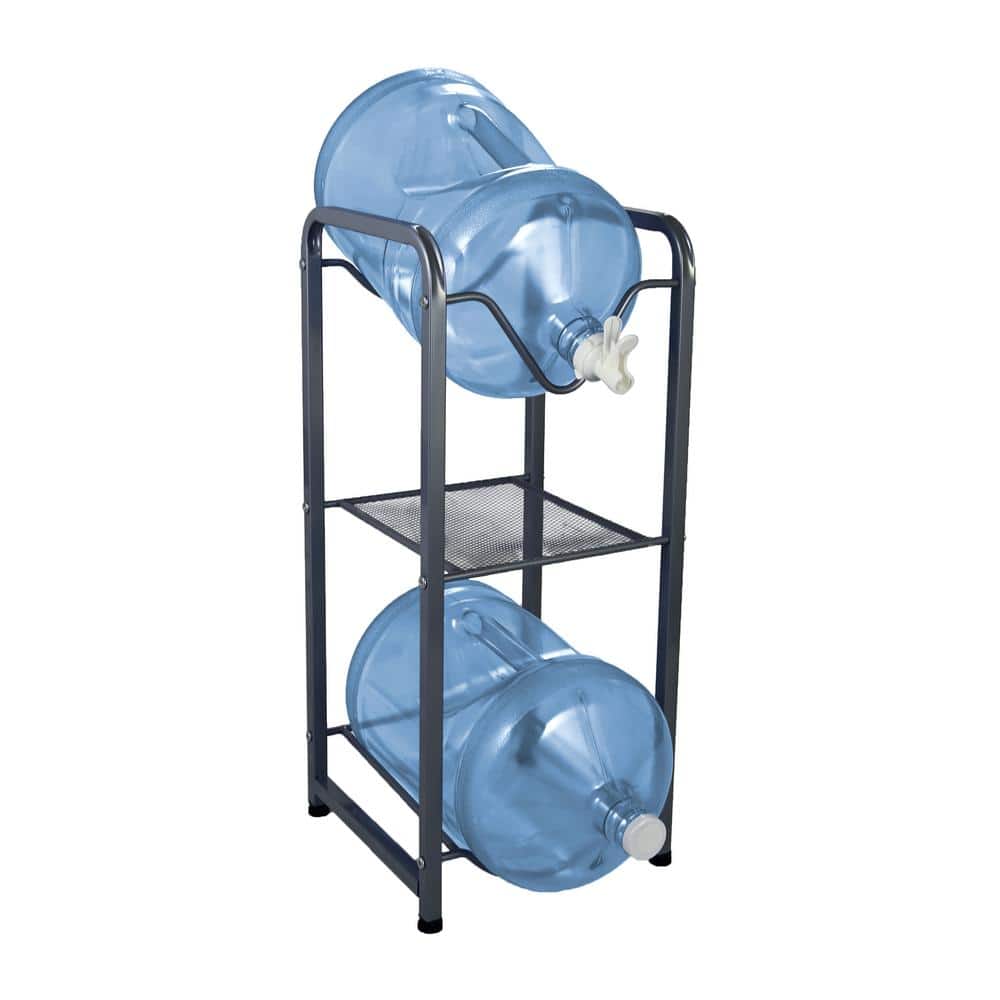 Brio 5 gal. Bottle Stainless Steel Dispenser/Storage Stand (Grey ...
