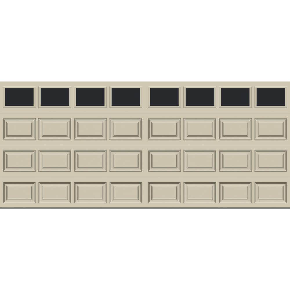 Clopay Classic Steel Short Panel 16 ft. x 7 ft. Insulated 18.4 R-Value ...