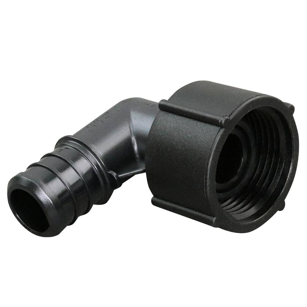 Apollo 3/4 in. Plastic PEX-B Barb x FPT Swivel 90 Degree Elbow (5-Pack ...