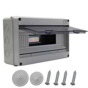 Lukyamzn 9 Way Outdoor Breaker Box IP65 ABS Plastic Din Rail Power ...