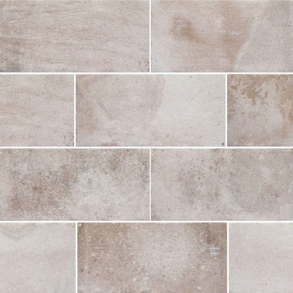 Merola Tile Americana Boston Downtown 4 in. x 9 in. Porcelain Floor and Wall Tile (5.6 sq. ft ...