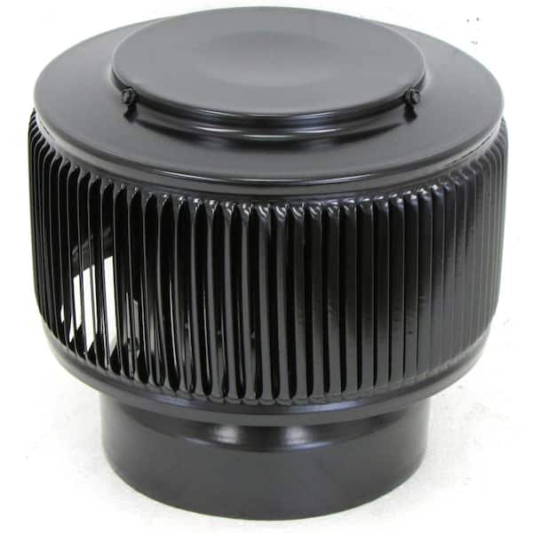 Active Ventilation 6 in. Dia Aura PVC Vent Cap Exhaust with Adapter for ...