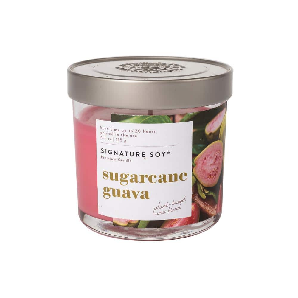 Signature Soy 4 oz. Sugarcane Guava Scented Candle (6-Pack) 16279323000 ...