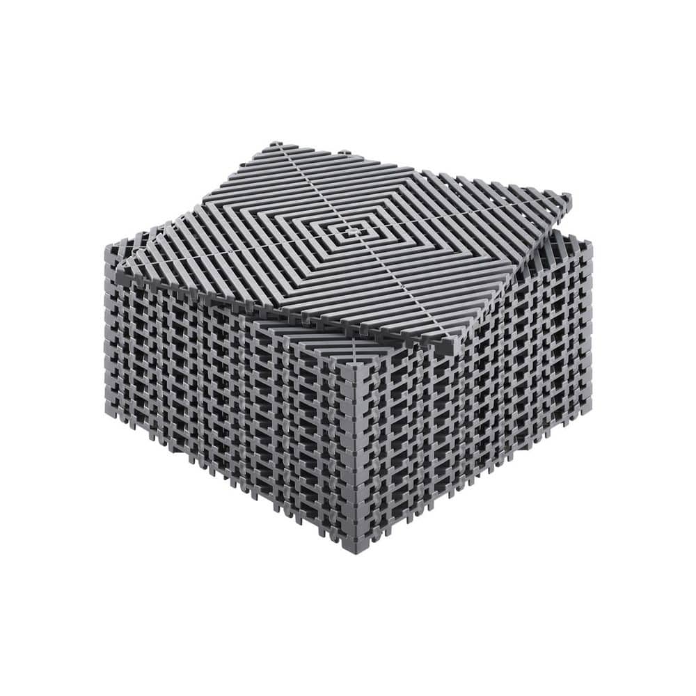 Reviews for SKYSHALO Interlocking Drainage Mat, 12 x 12 in. x 0.6 in. T ...