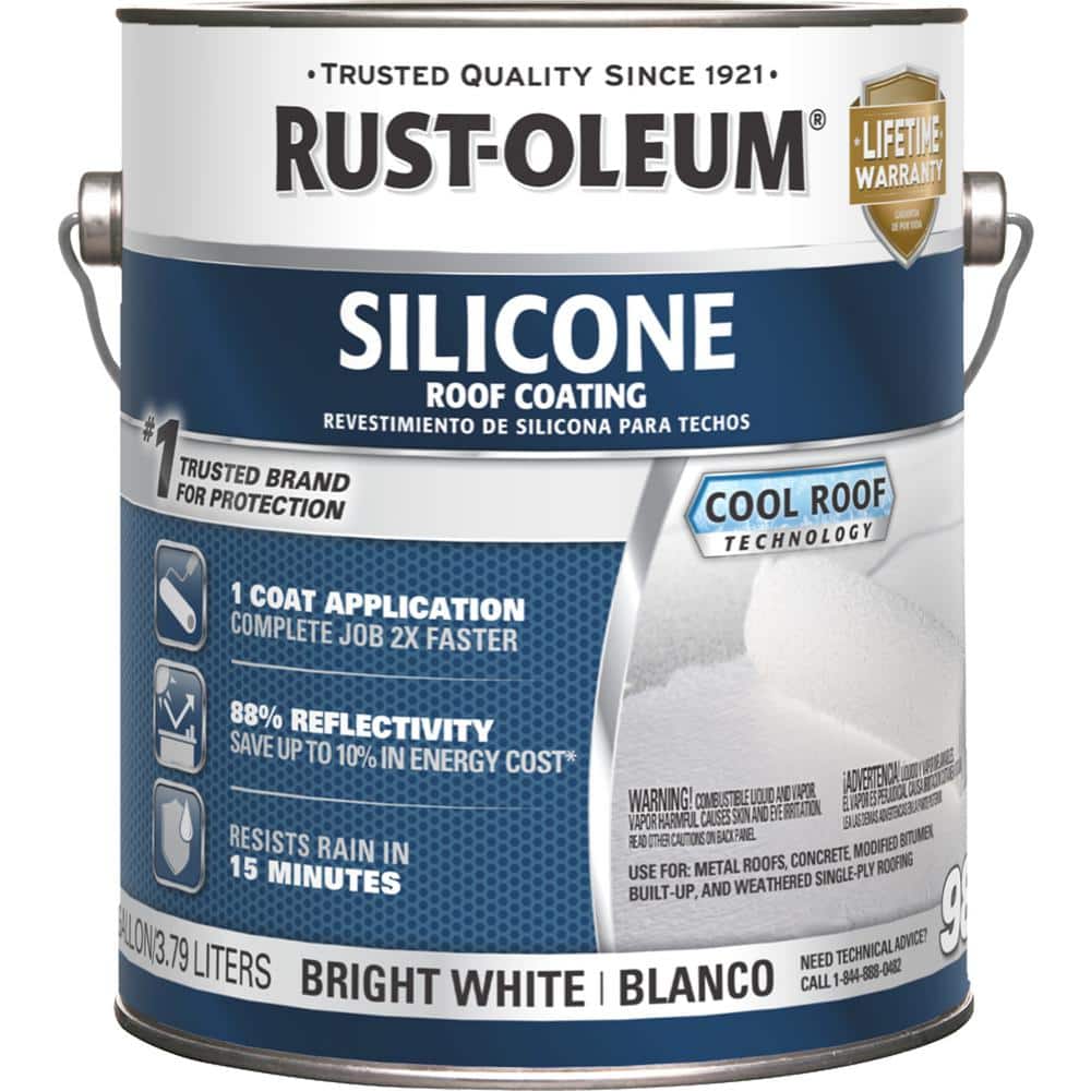 Rust-Oleum 1 Gal. Silicone Roof Coating (Case of 2) 363836 - The Home Depot