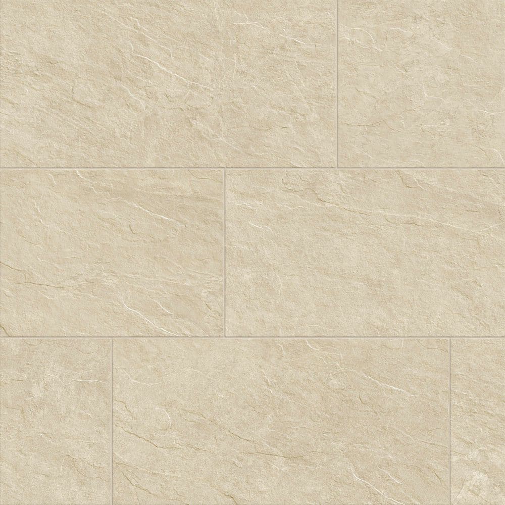 Reviews for Corso Italia Slate Beige Matte 12 in. x 24 in. Stone Look ...