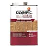 Olympic WaterGuard 1 gal. Acorn Brown Semi-Transparent Wood Stain and ...