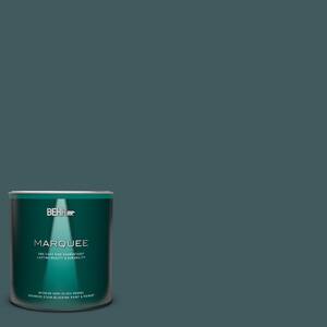 BEHR MARQUEE 1 gal. #510F-7 Teal Forest Semi-Gloss Enamel Exterior ...