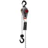 Jet JLH-75WO 3/4-Ton Lever Hoist with 10 ft. Lift and Overload ...