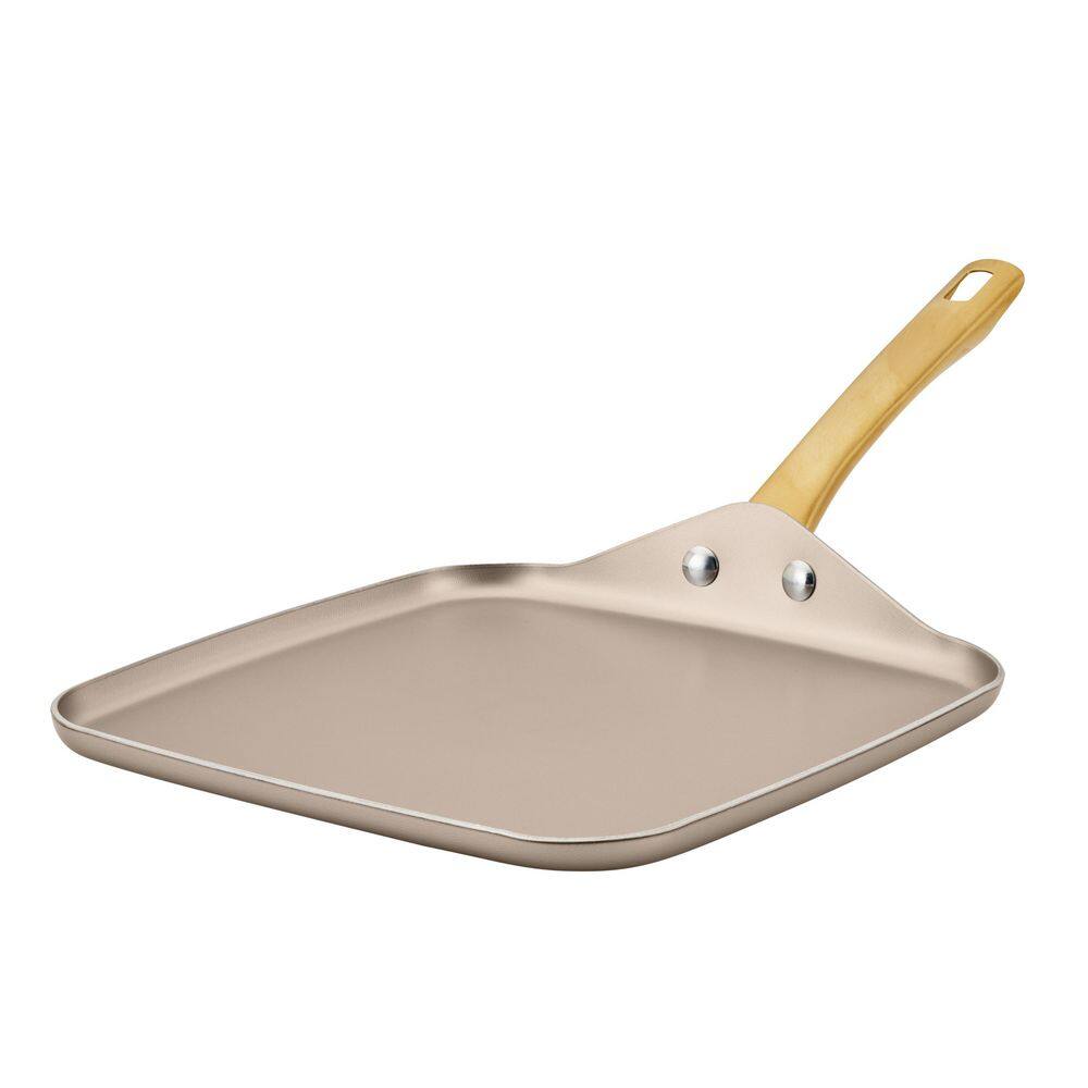 Farberware 11 in. Radiant Aluminum Nonstick Square Griddle Pan ...