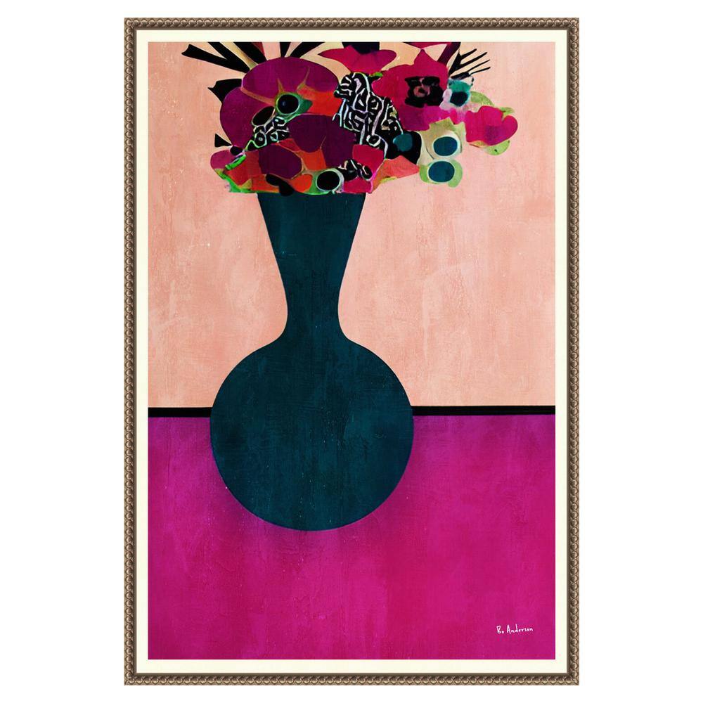 Amanti Art "My Little Flowers" by Bo Anderson 1-Piece Floater Frame ...