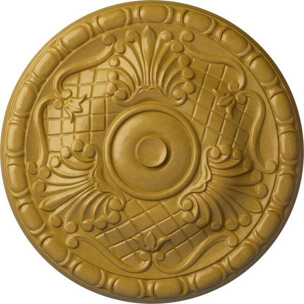 Ekena Millwork 15-3/4 in. x 5/8 in. Amelia Urethane Ceiling Medallion ...
