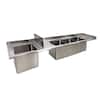 Elite Kitchen Supply 77 in. Freestanding Stainless Steel Commercial NSF ...
