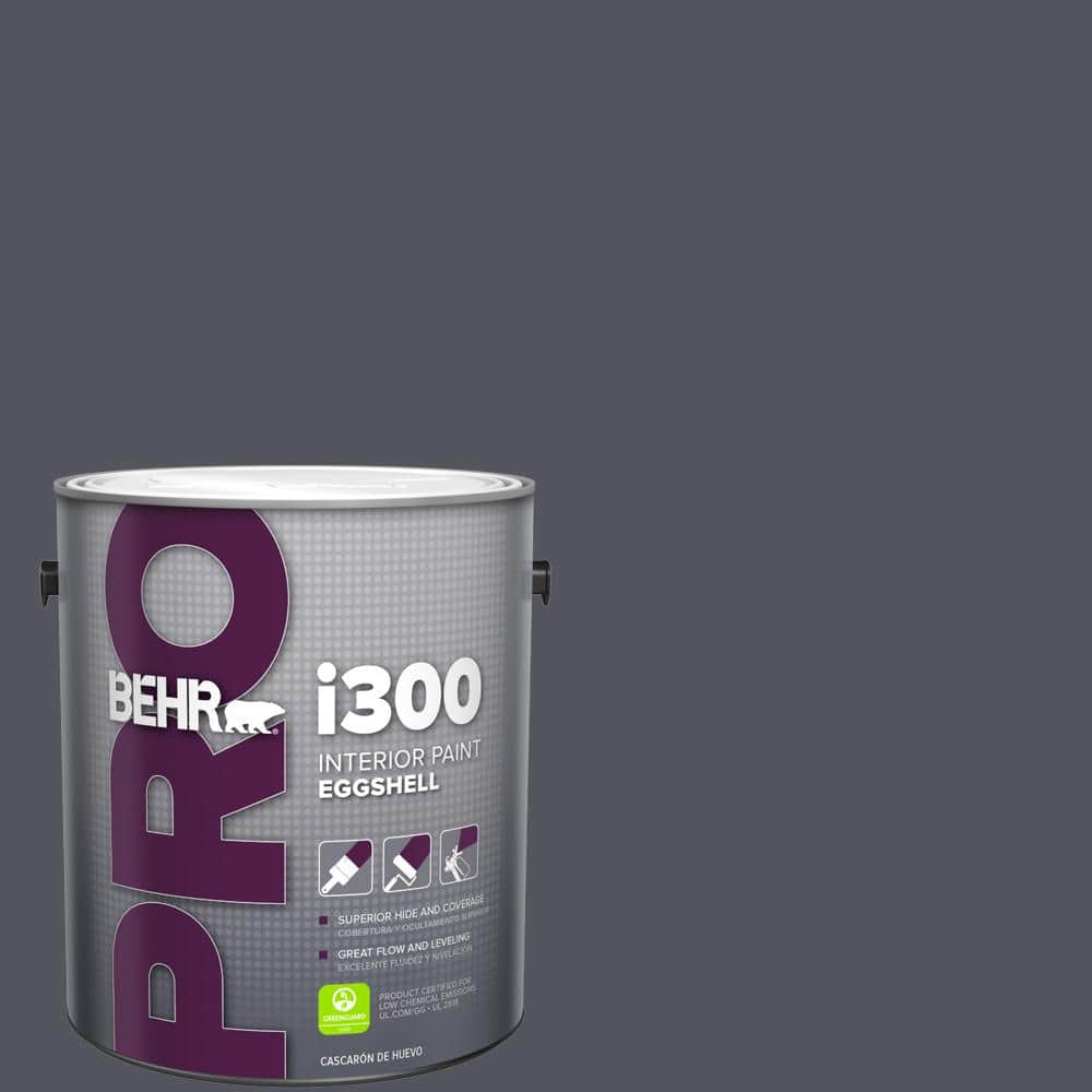 BEHR PRO 1 gal. #N540-7 Coal Mine Eggshell Interior Paint PR33301 - The ...