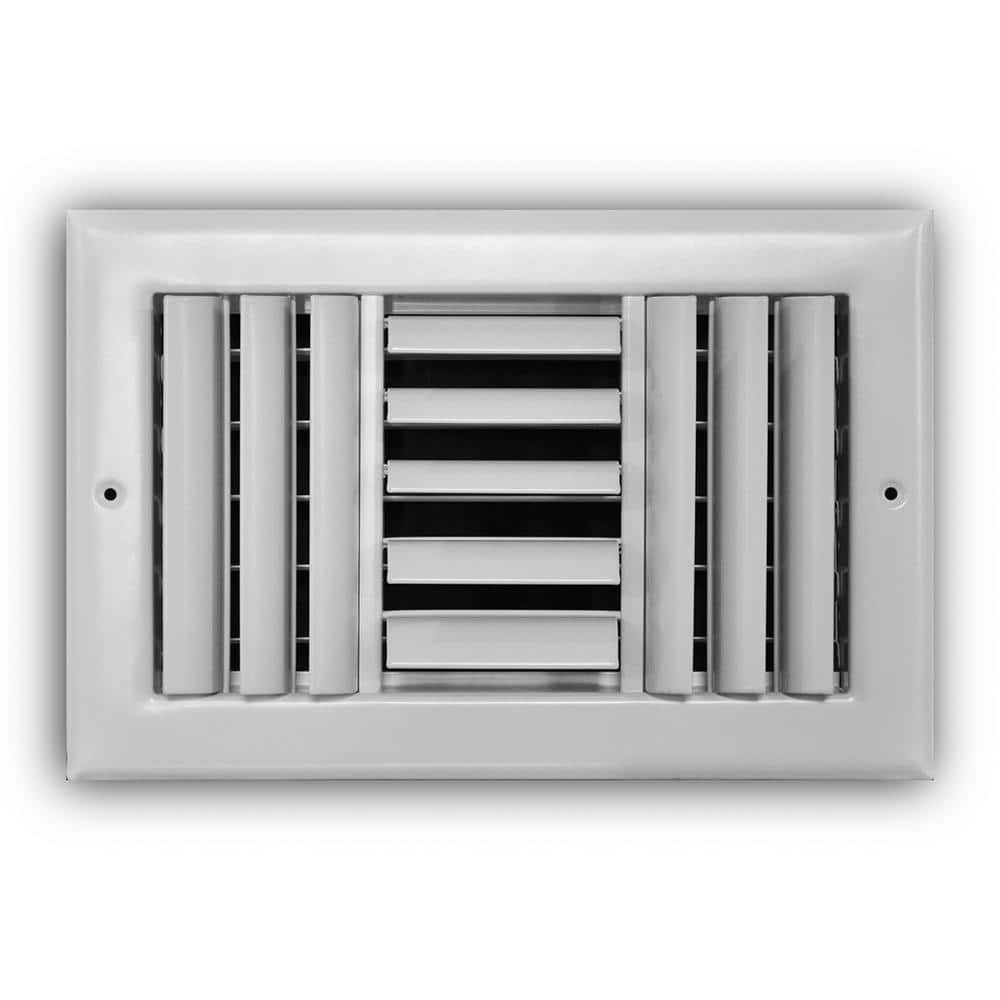 Everbilt 10 in. x 6 in. 3-Way Steel Adjustable Curved Blade Wall ...