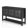 Furniture of America Tymon Black Buffet Server With 2-Cabinet HFW ...