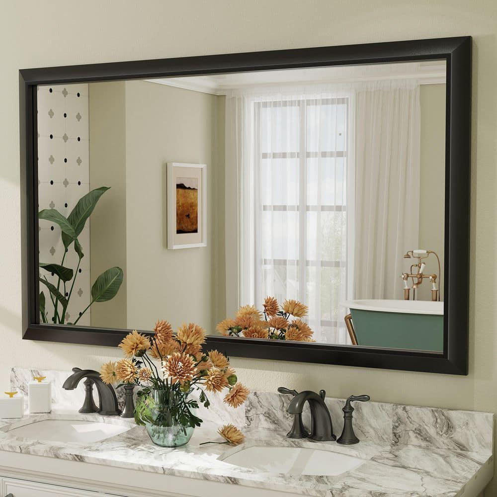 Reviews for Apmir 60 in. W x 36 in. H Rectangular Aluminum Alloy Framed ...
