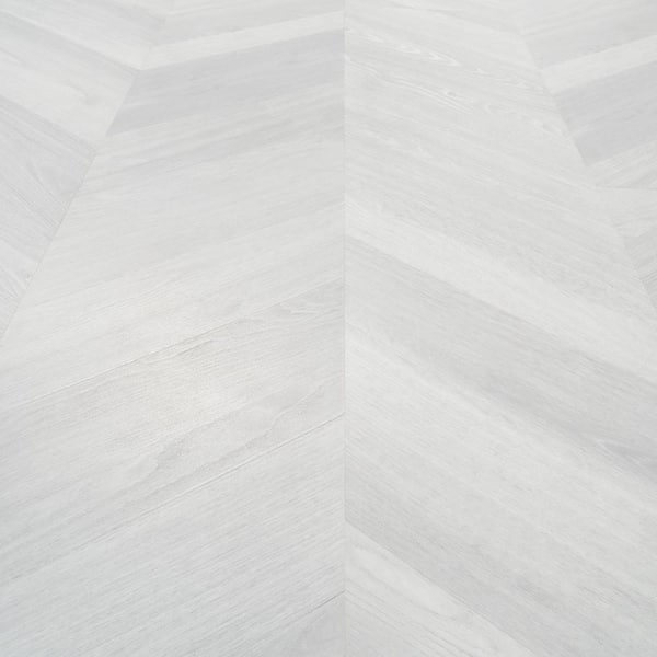 Light Grey Chevron Flooring