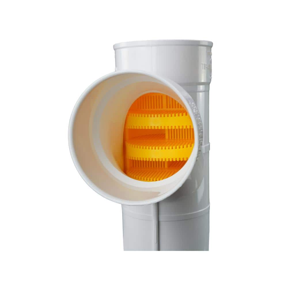 Tuf-Tite 4 in. Septic Tank Sanitary Inlet/Outlet Tee Baffle w/Effluent ...