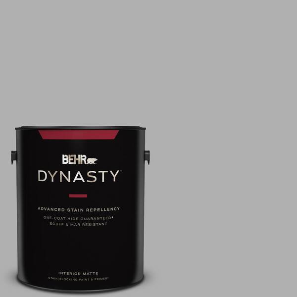 BEHR DYNASTY 1 gal. #780F-4 Sparrow One-Coat Hide Matte Interior Stain ...