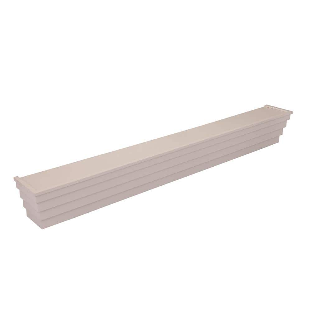 Ornamental Mouldings Sawtooth 6 ft. Primed Cap-Shelf Mantel SAWTOOTH ...