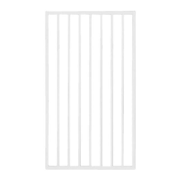 First Alert Pro Series 3 ft. W x 5 ft. H Navajo White Steel Single Walk ...