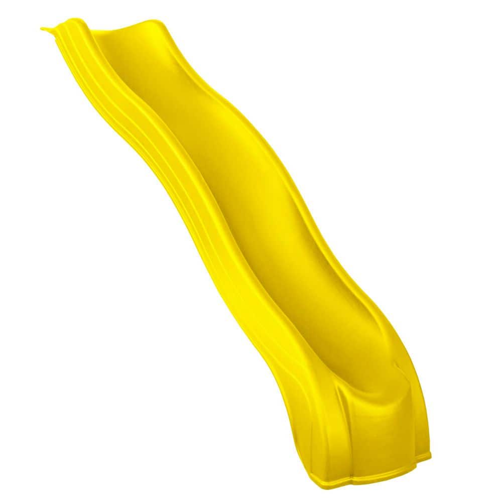 Reviews for Gorilla Playsets Yellow 8 ft. Alpine Wave Playground Slide ...