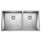 Blanco QUATRUS R0 32 in. Undermount Single Bowl 18-Gauge Stainless ...