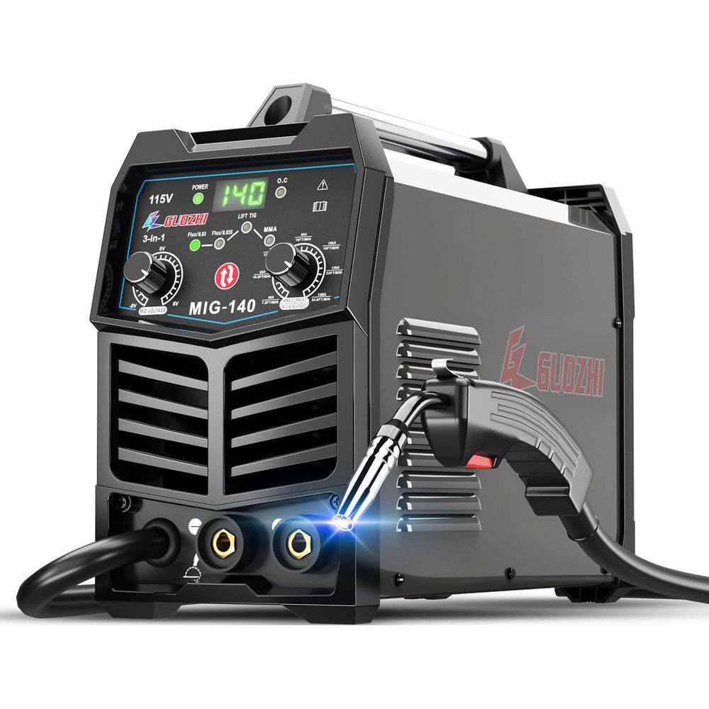 MYWISH 3-in-1 140 Amp 110 Volts Electric (AC) Multi-Process Welder (MIG ...