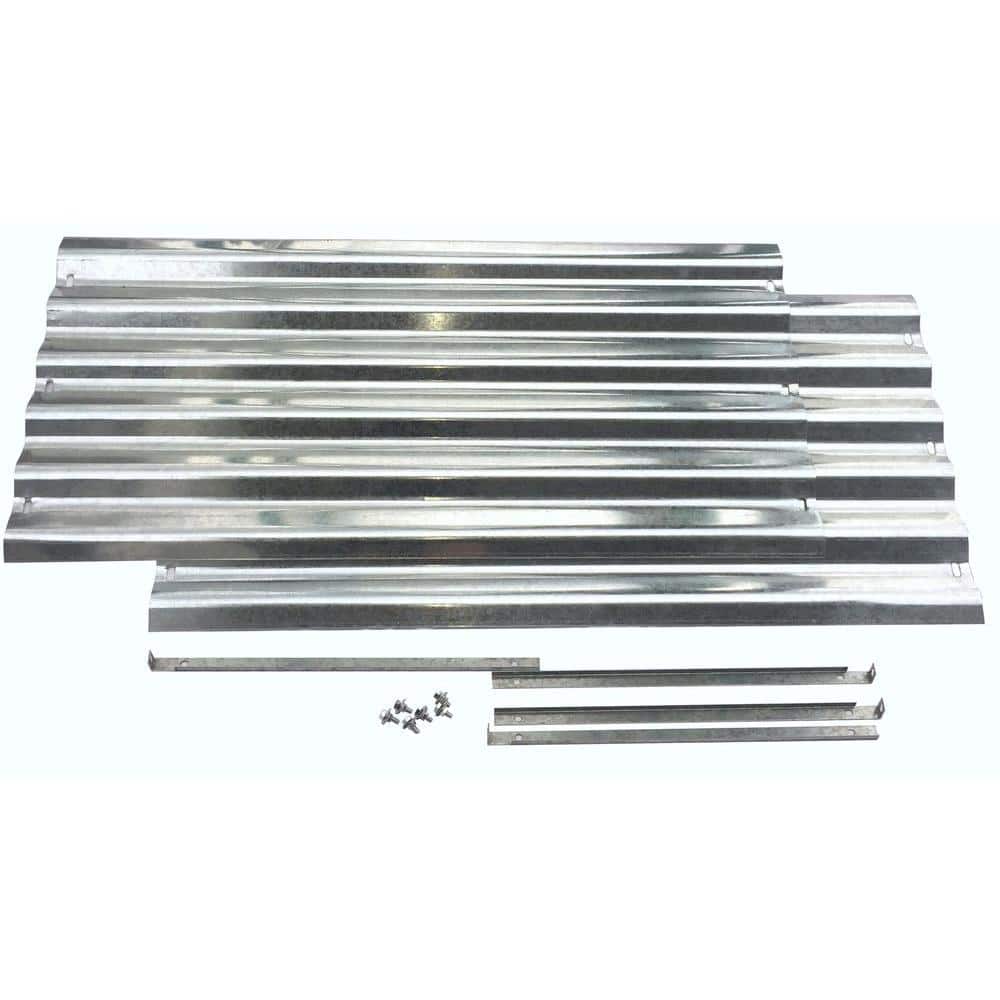 EarthMark Alto Series 36 in. x 17 in. Galvanized Metal Raised Garden ...