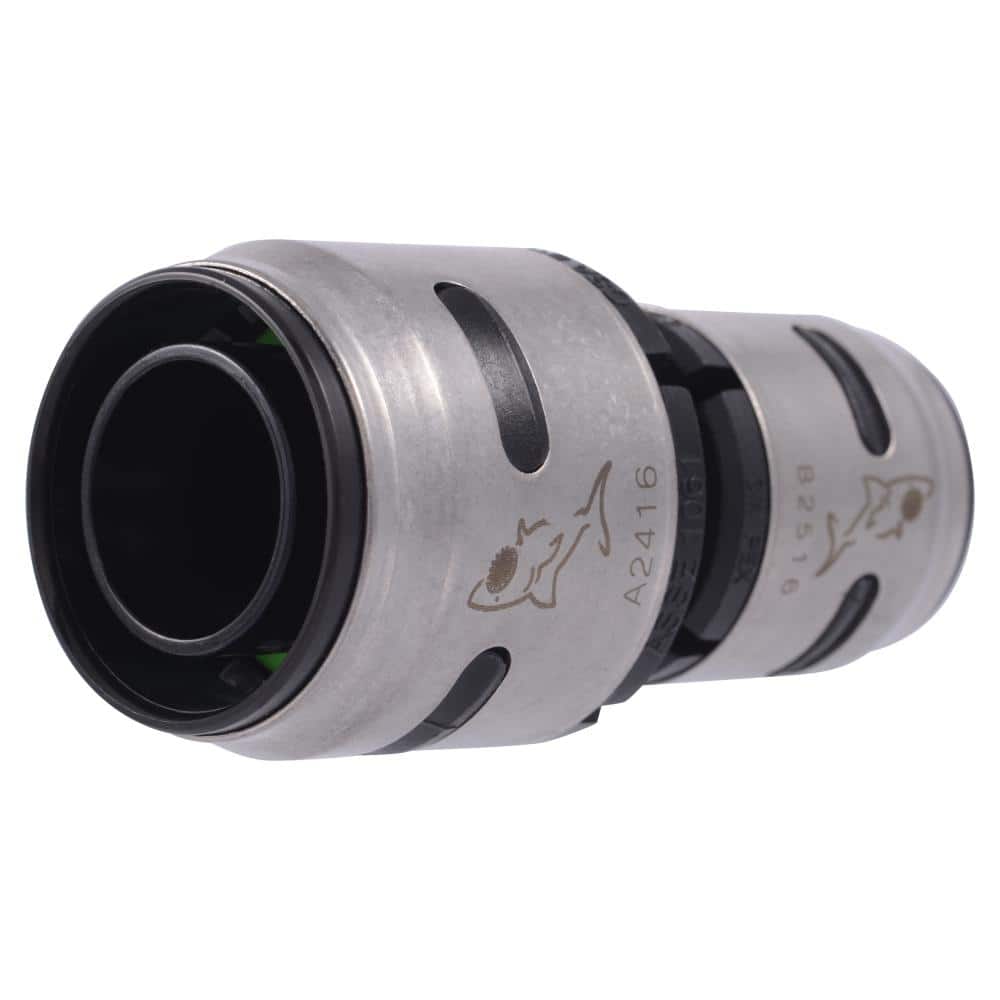 SharkBite 1 in. x 3/4 in. x 3/4 in. EvoPEX Plastic Push-to-Connect Tee ...