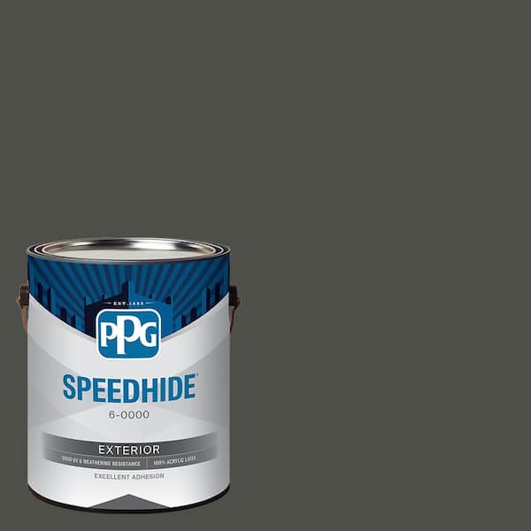 Reviews for SPEEDHIDE 1 gal. PPG1009-7 Licorice Semi-Gloss Exterior ... Reviews for SPEEDHIDE 1 gal. PPG1009-7 Licorice Semi-Gloss Exterior ...