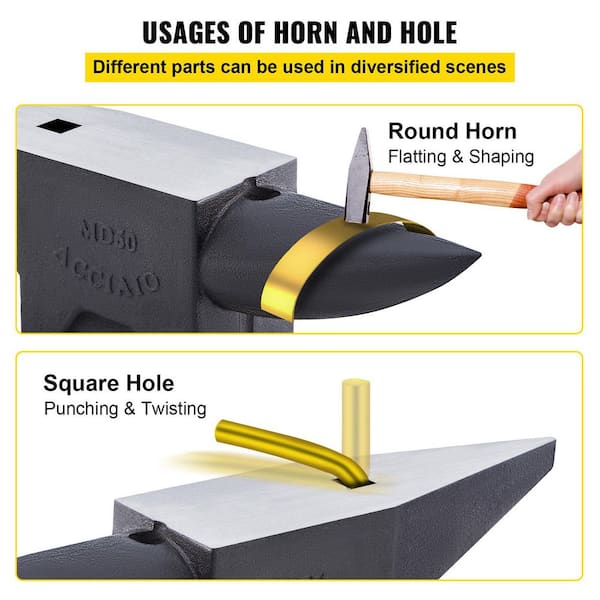 Jewelry Anvil 20 Pound Forged Steel Anvil - Hardened With Hardy Hole ...