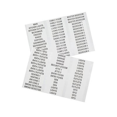 Klein Tools Wire Marker Book-Black Letters, Numbers and Symbols 56253