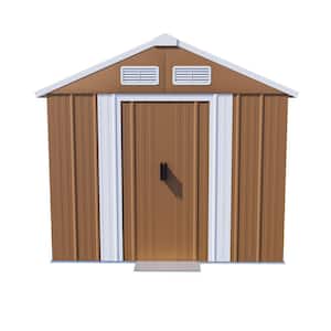 AirWire 5 ft. W x 3 ft. D Outdoor Storage Metal Shed with Updated Frame ...