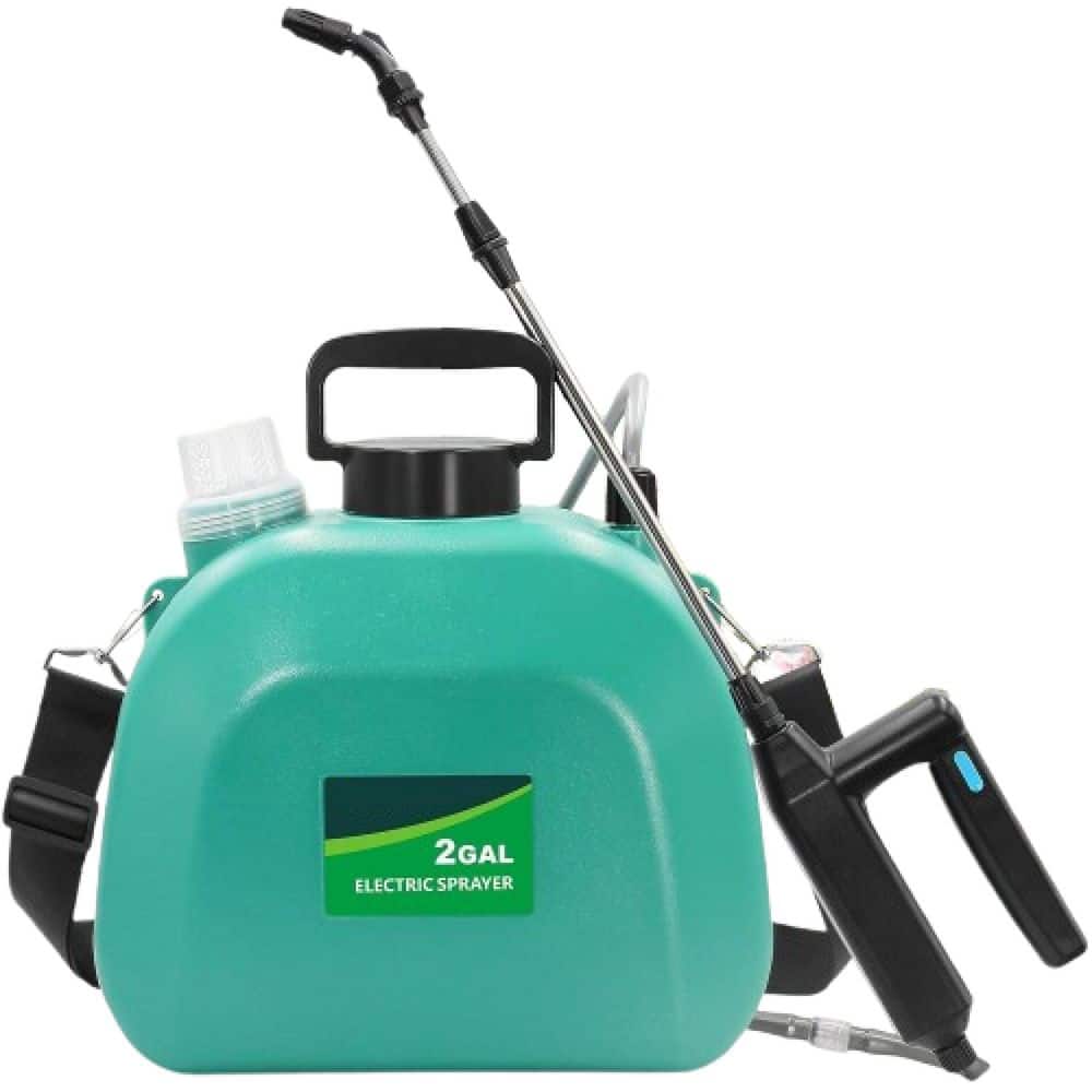 Phewnyzo 2 Gal. Cordless Electric Sprayer with 3 Mist Nozzles ...