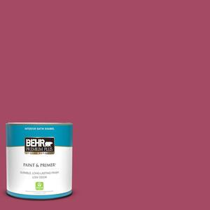 BEHR PREMIUM PLUS 8 oz. #120D-5 Glazed Raspberry Semi-Gloss Interior ...
