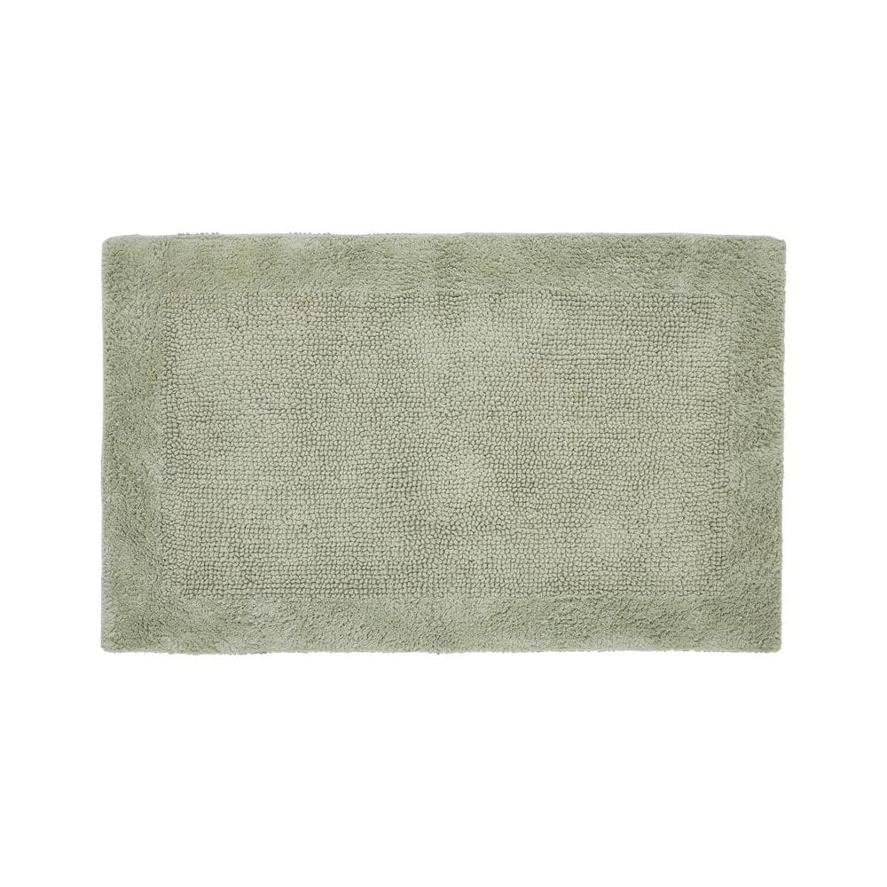 Better Trends Edge Collection 21 in. x 34 in. Green 100% Cotton ...