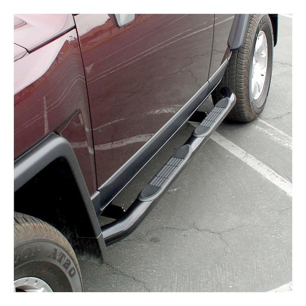 Aries 3 inch Round Side Bars 202011 Black Toyota FJ Cruiser