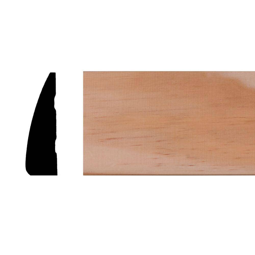 Builder's Choice WM327 11/16 in. x 2-1/4 in. Pine Wood Casing HDSP327 ...