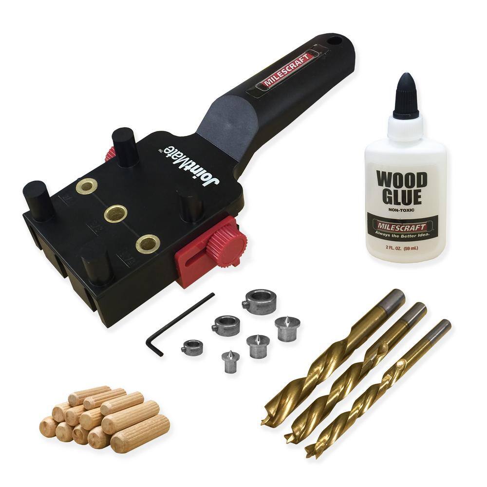 Milescraft Dowel Jig Kit 1/4 in. 5/16 in. 3/8 in. Complete Doweling Jig ... Milescraft Dowel Jig Kit 1/4 in. 5/16 in. 3/8 in. Complete Doweling Jig ...