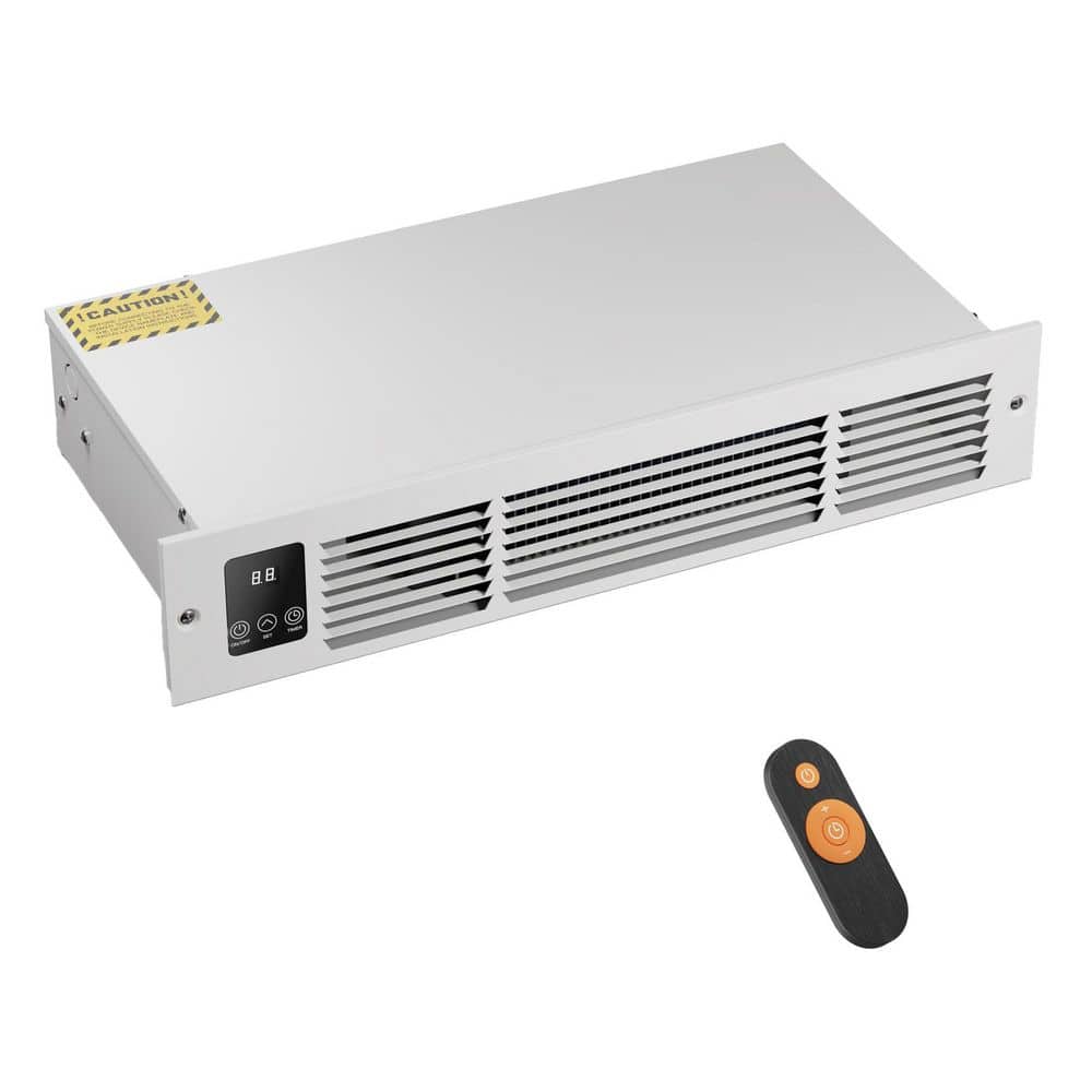 SenQWFa 1500-Watt Indoor Painted Galvanized Steel Electric Heater with ...