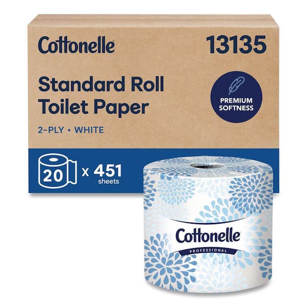 Scott Professional Standard Roll 2-Ply Embossed Bath Tissue (550-Sheets ...
